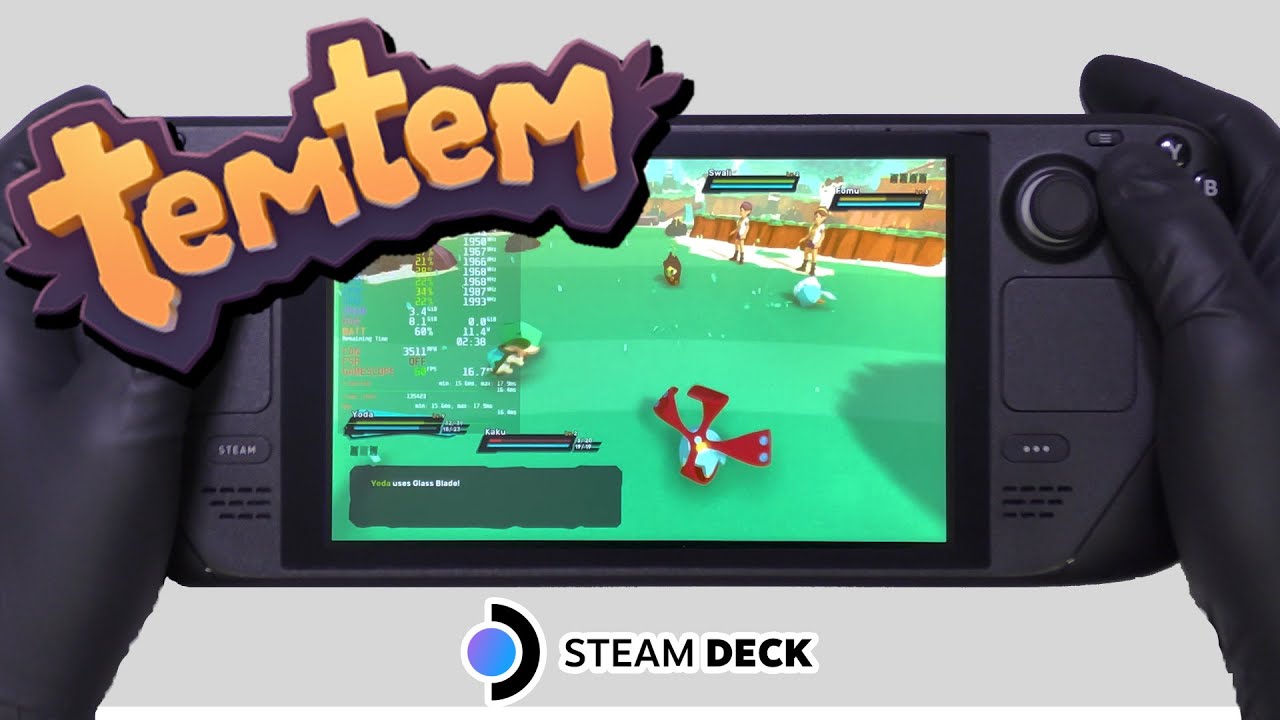 Temtem | Steam Deck Gameplay | Steam OS - YouTube