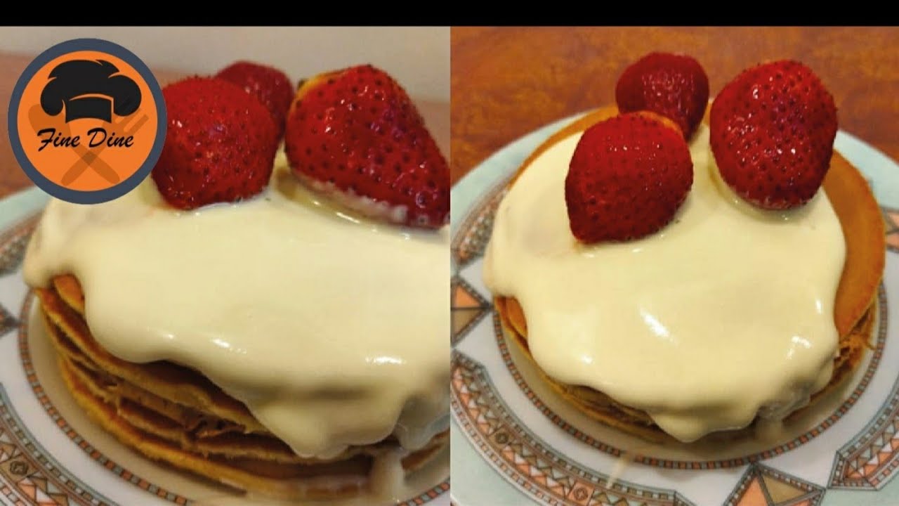 Easy Pancake at Home Recipe by Fine Dine - YouTube