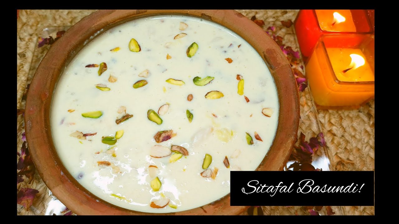 Sitafal Basundi || Maharashtra's Speciality || Dessert Recipe.. - YouTube