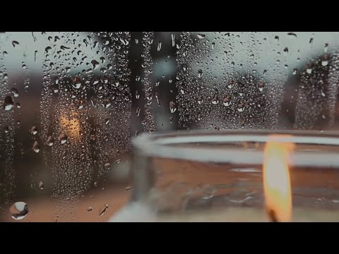 Gentle Indoor Rain Sounds On Window | no thunder - YouTube