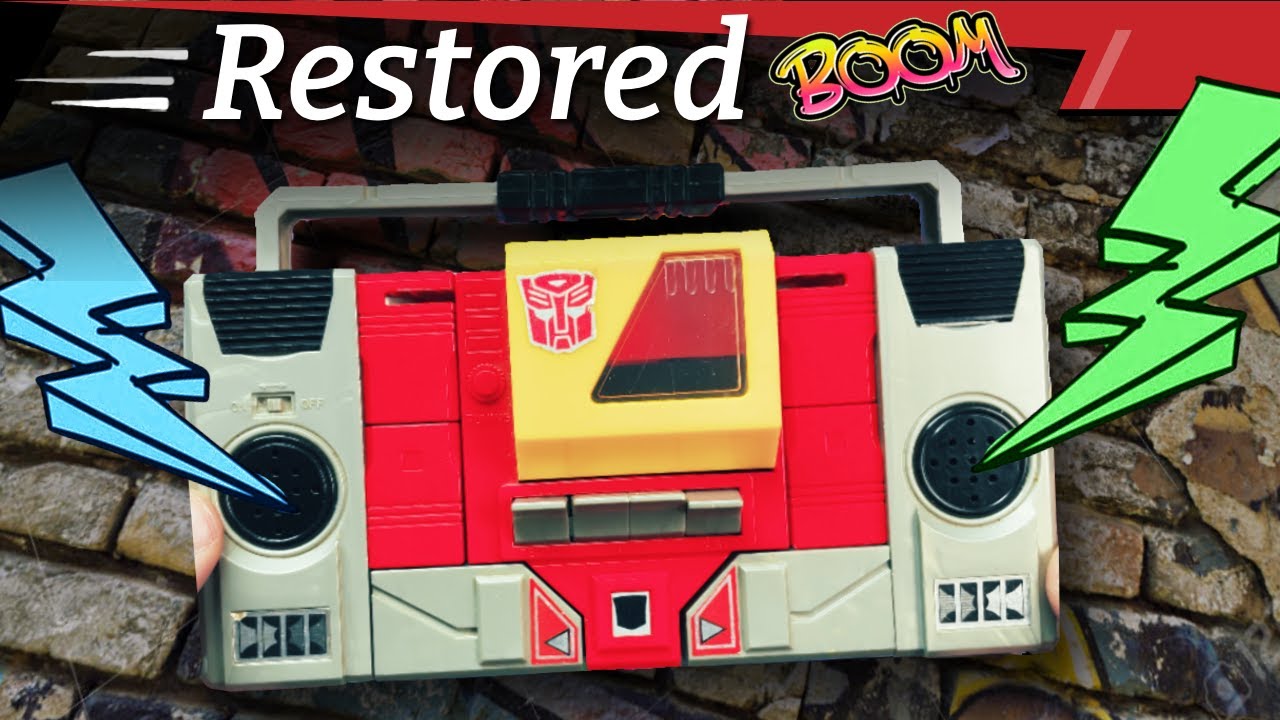 Restoring a Blast From The Past - Pushing G1 Blaster's Buttons ...