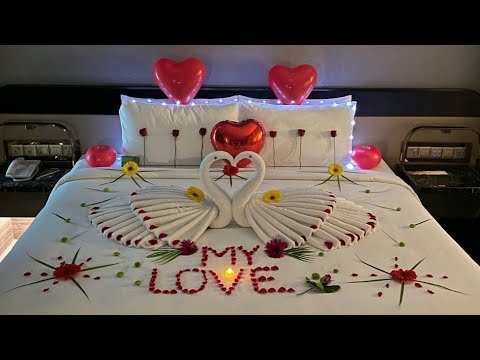 how to surprise guest for anniversary room decoration | how to decorate ...
