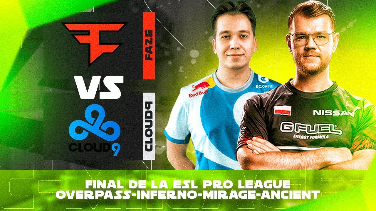 FAZE VS C9 || FINAL ESL PRO LEAGUE - YouTube