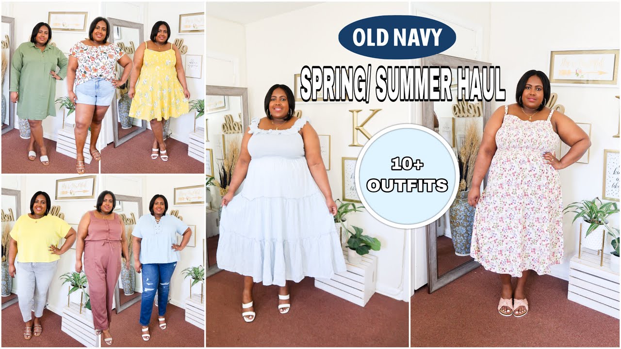 OLD NAVY PLUS SIZE TRY ON HAUL| PLUS SIZE SPRING / SUMMER FASHION 2021 ...