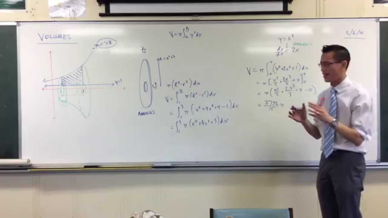 Volumes by Slicing: Understanding the Annulus - YouTube
