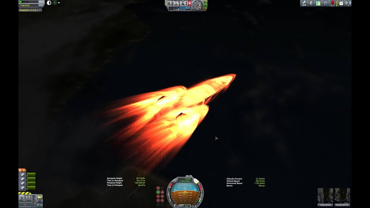 KSP - SR-71 Blackbird SSTO - Landing KSC - YouTube