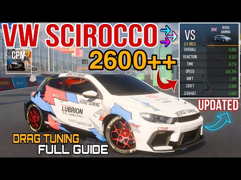 FASTEST VW SCIROCCO DRAG TUNING SETUP | M838T ENGINE | CAR PARKING MULTIPLAYER 2 (UPDATED GUIDE)