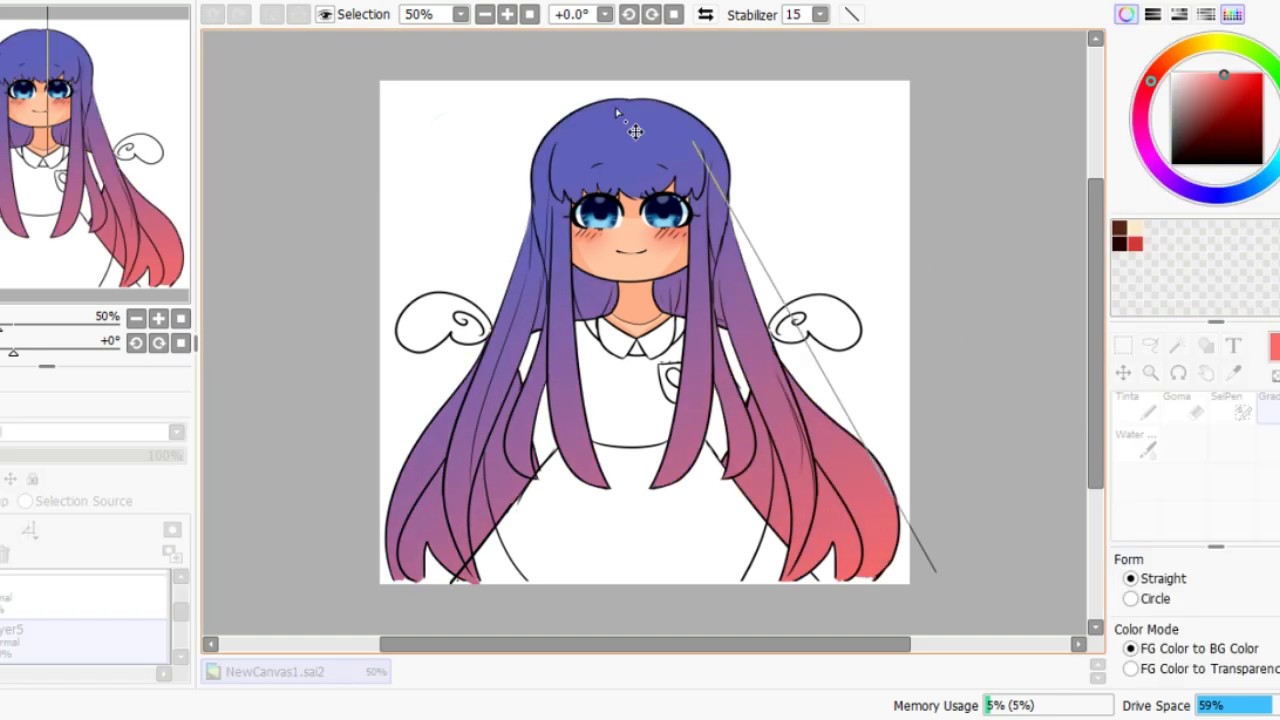 SPEEDPAINT OC - Susanapm - YouTube