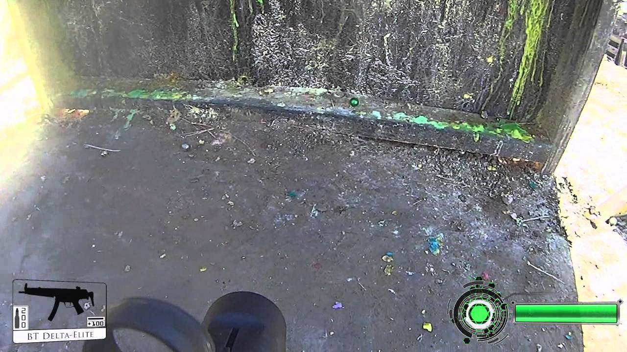 Paintball trenches field 2vs2 sony barrel cam (Commentary-audio) - YouTube