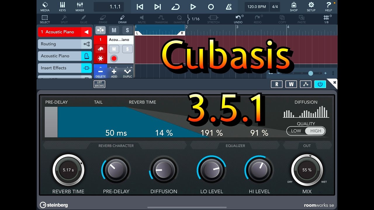 CUBASIS Updated - 3.5.1 - Internal Effects & Instruments - Demo for the ...