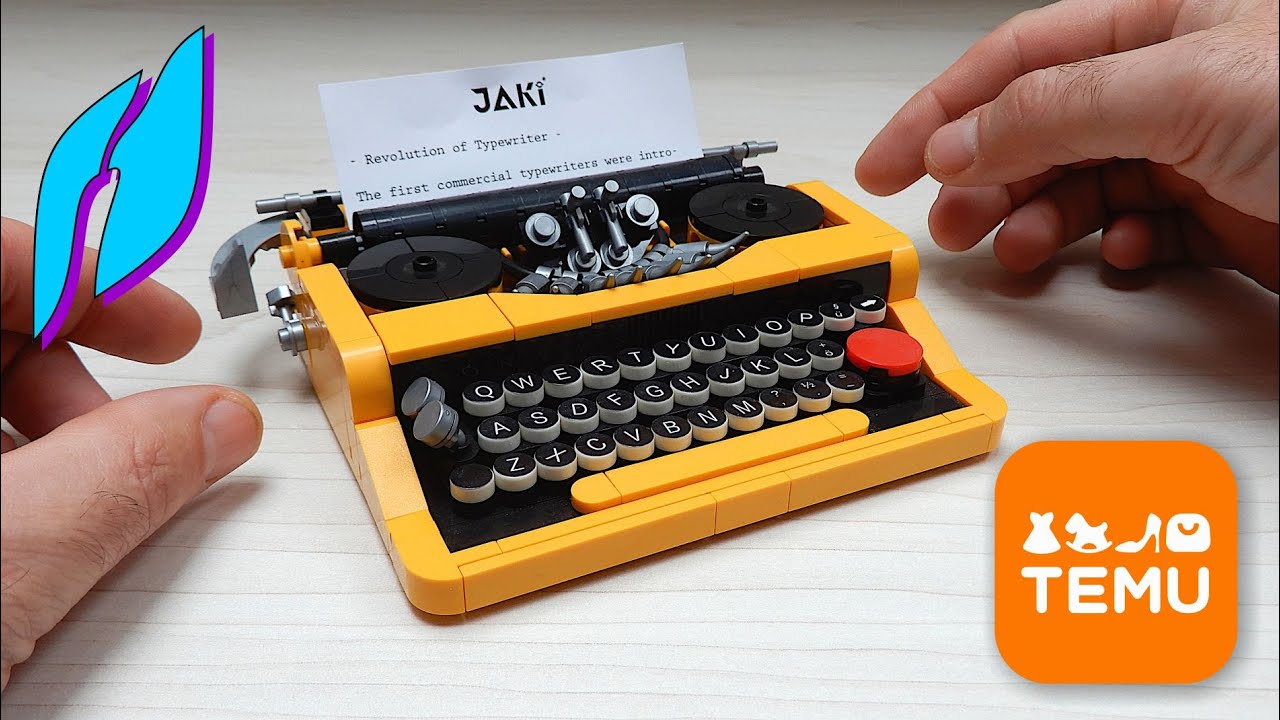 New Arrival from TEMU - JAKI 8216 Retro Mechanical Typewriter (Unboxing ...