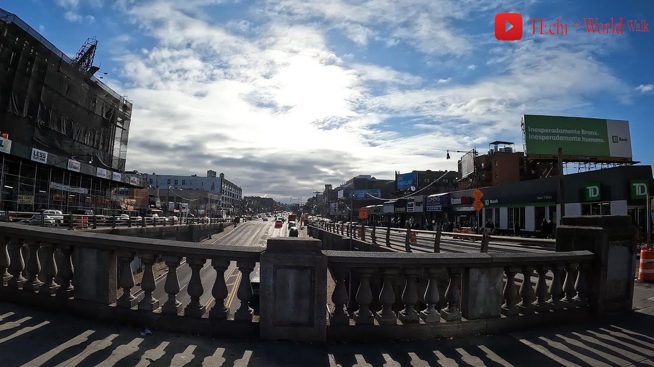 Bronx Walk NYC - Exploring W.- E. Kingsbridge Rd to E. Fordham Road ...