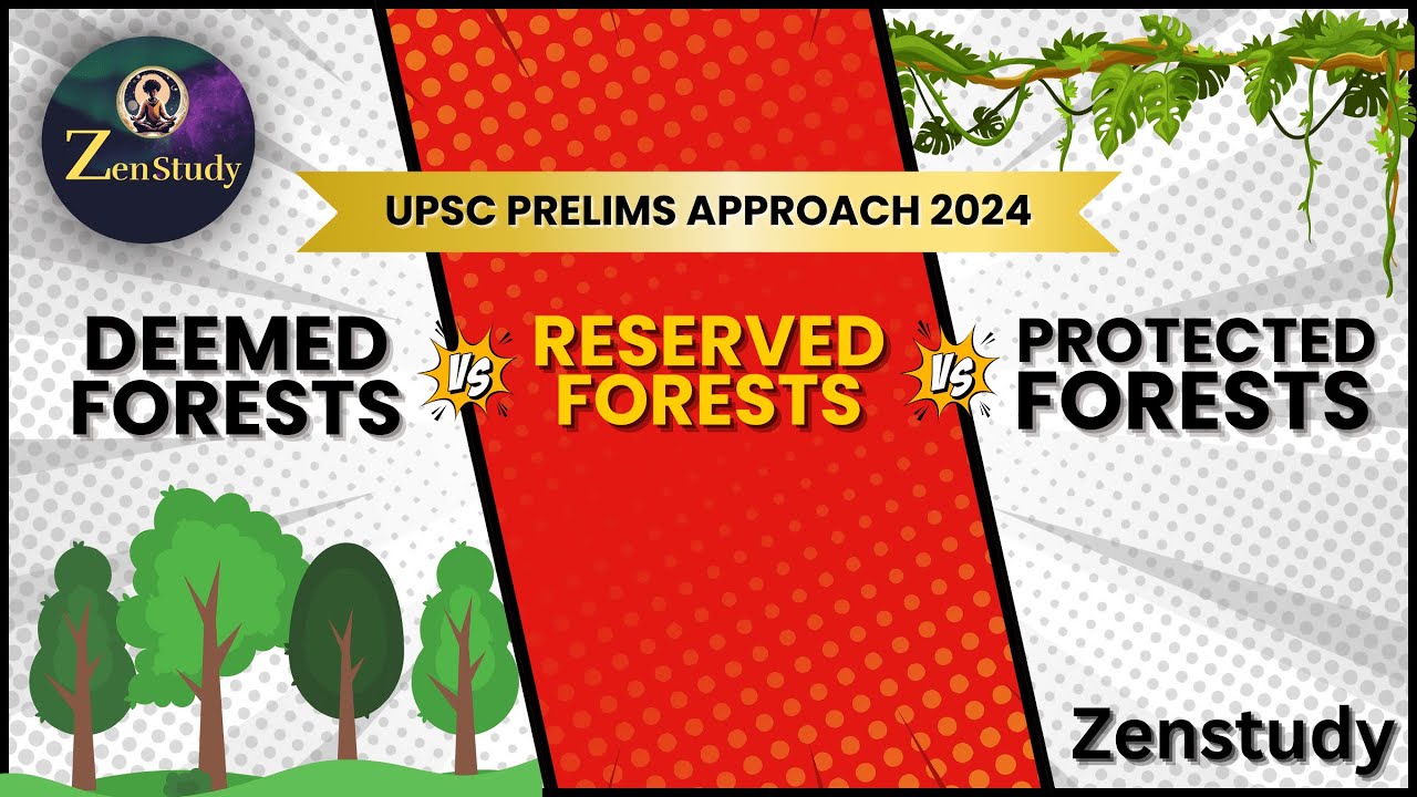 Classification of forests in India | UPSC PRELIMS APPROACH 2024 ...