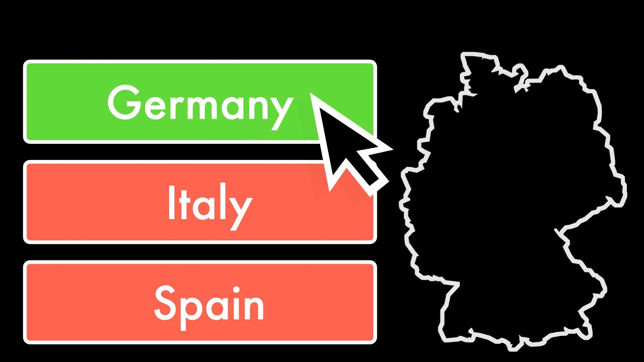 Guess the Outline: Europe Edition | Geography Quiz Challenge - YouTube
