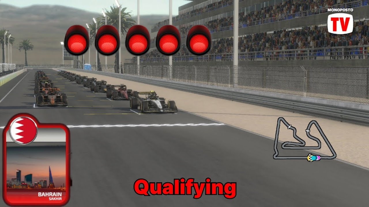 F1- BAHRAIN GP Qualifying Gameplay (Qualifying) - YouTube