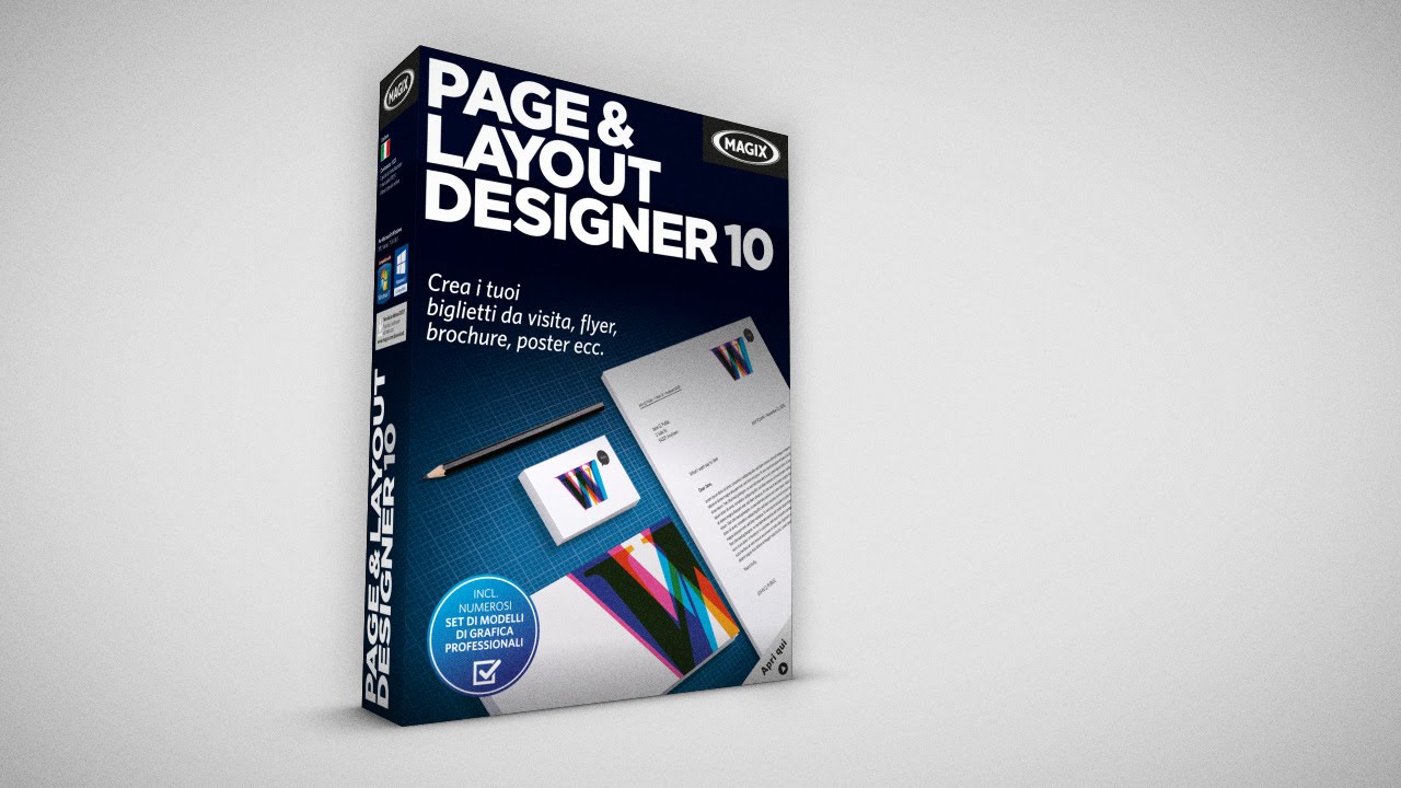 MAGIX Page & Layout Designer 10 (IT) - Logo creator - YouTube