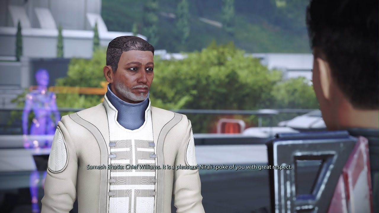 Mass Effect 1: Samesh & Nirali Bhatia (special Ashley dialogue) - YouTube