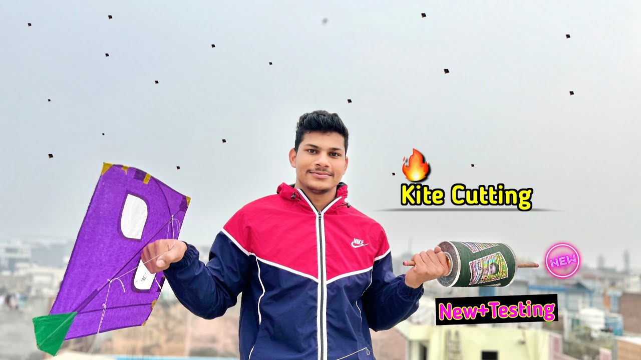 🔥Testing New Cotton Manjha | Kite Cutting | Mono Kite | kite | - YouTube