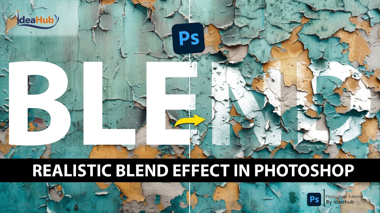 Realistic Blend Effect in Photoshop | Photoshop Tutorial - YouTube