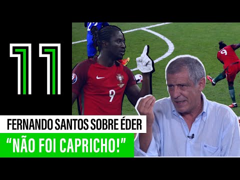 Fernando Santos explica por que razão convocou Éder