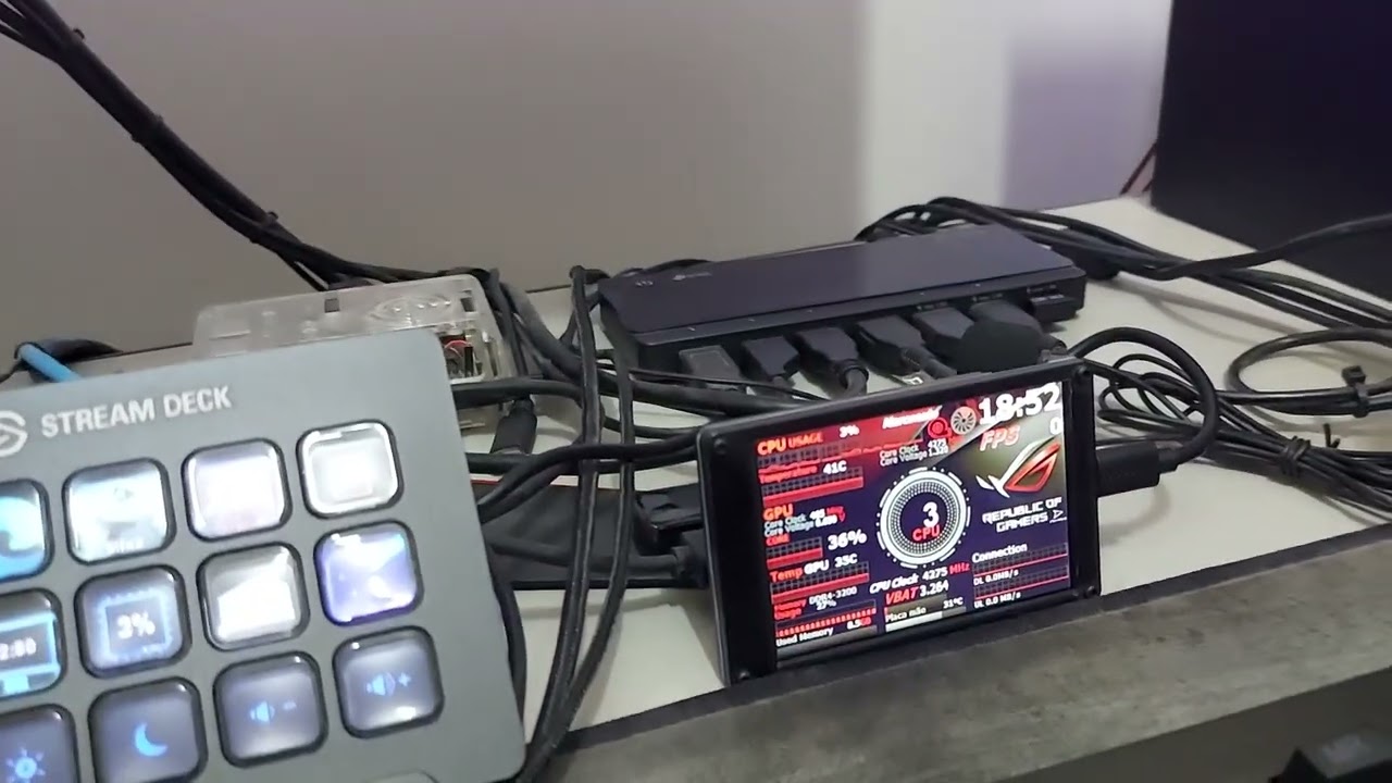 Mini Monitor LCD USB - AIDA64 - YouTube