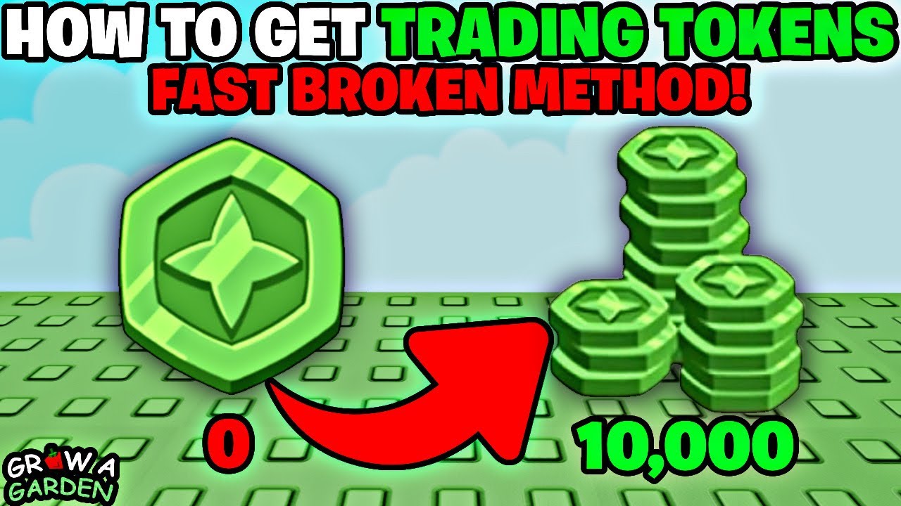How To Get Trading Tokens Fast in Grow A Garden Farmers Market Update ...