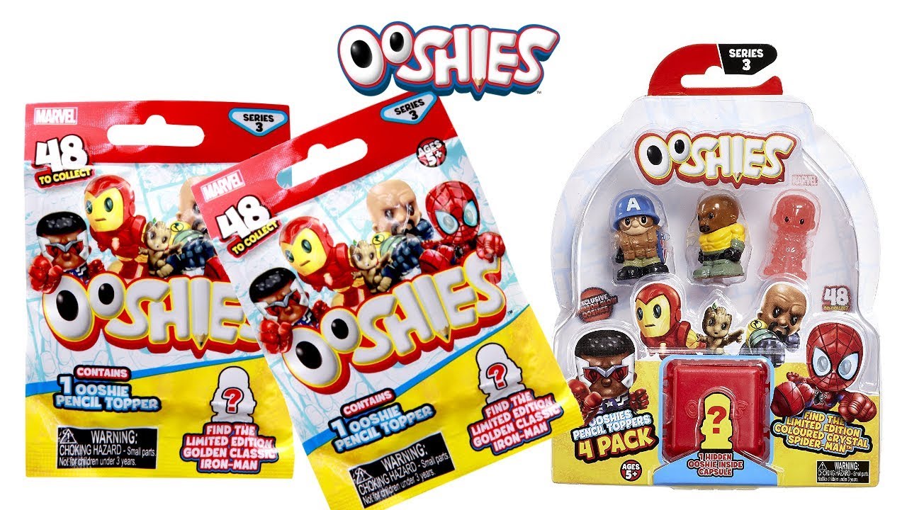 Marvel Ooshies Series 3 Blind Bags Opening - YouTube