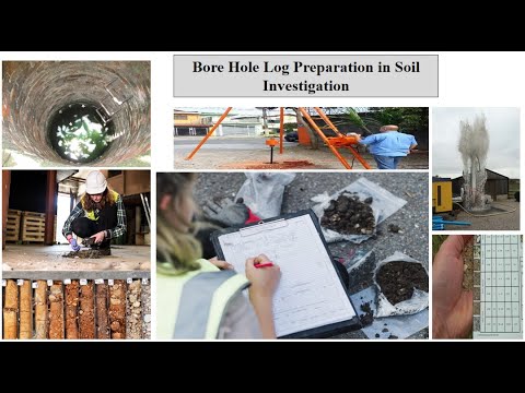 Bore Hole Log preparation in Soil Investigation #geology #drilling # ...