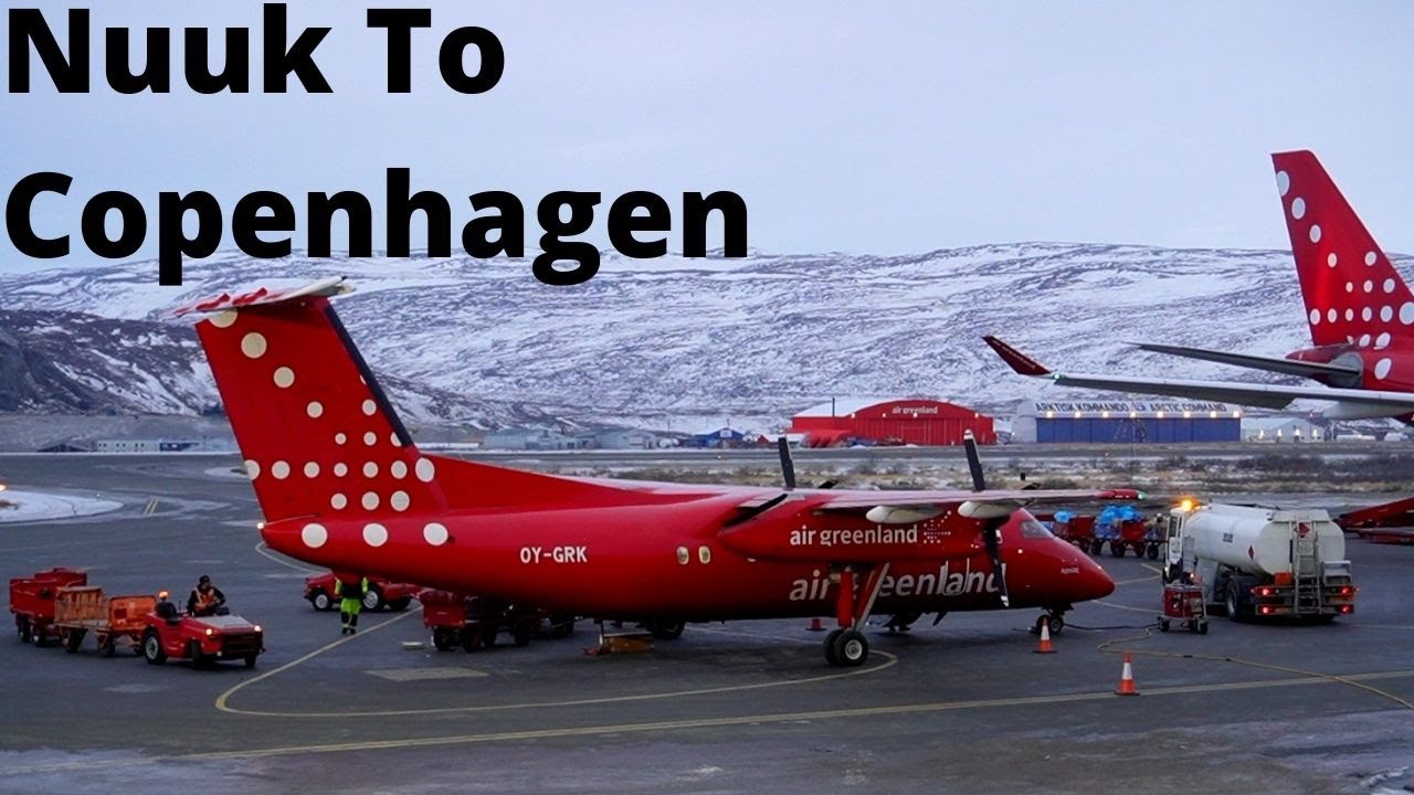 Flying from Nuuk [Greenland] to Copenhagen [Denmark] Flight trip - YouTube