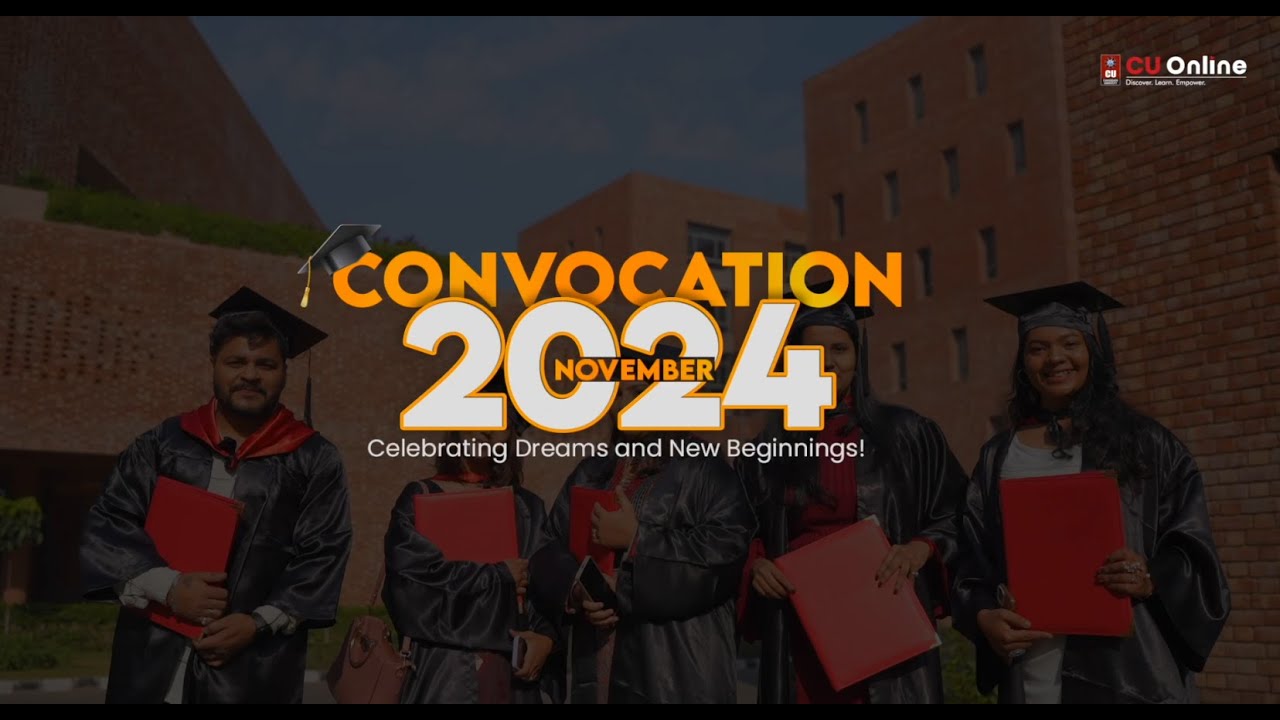 Moments from the 5th Convocation - Chandigarh University Online - YouTube