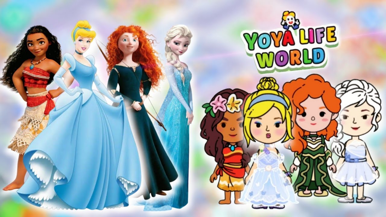 Disney Princess in Yoya Life World - YouTube
