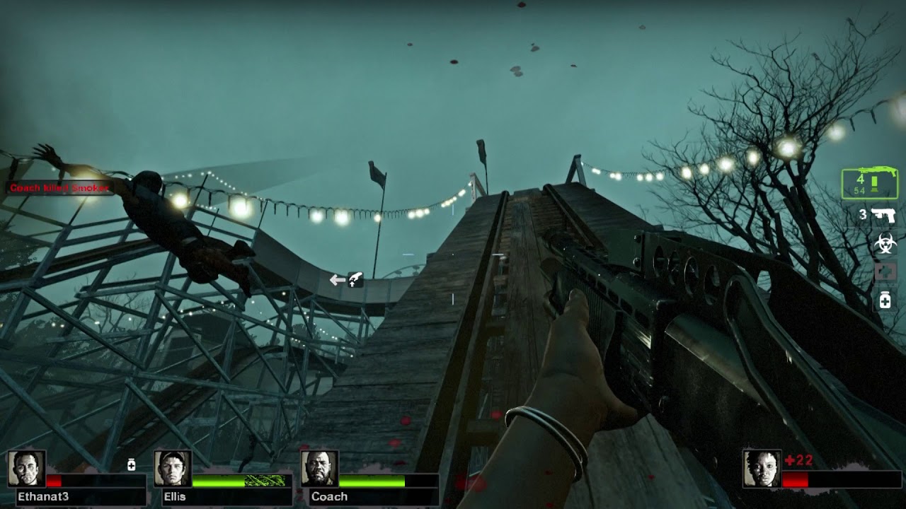 YAY! ROLLER COASTER MASSACRE!- Left 4 Dead 2 #2 - YouTube