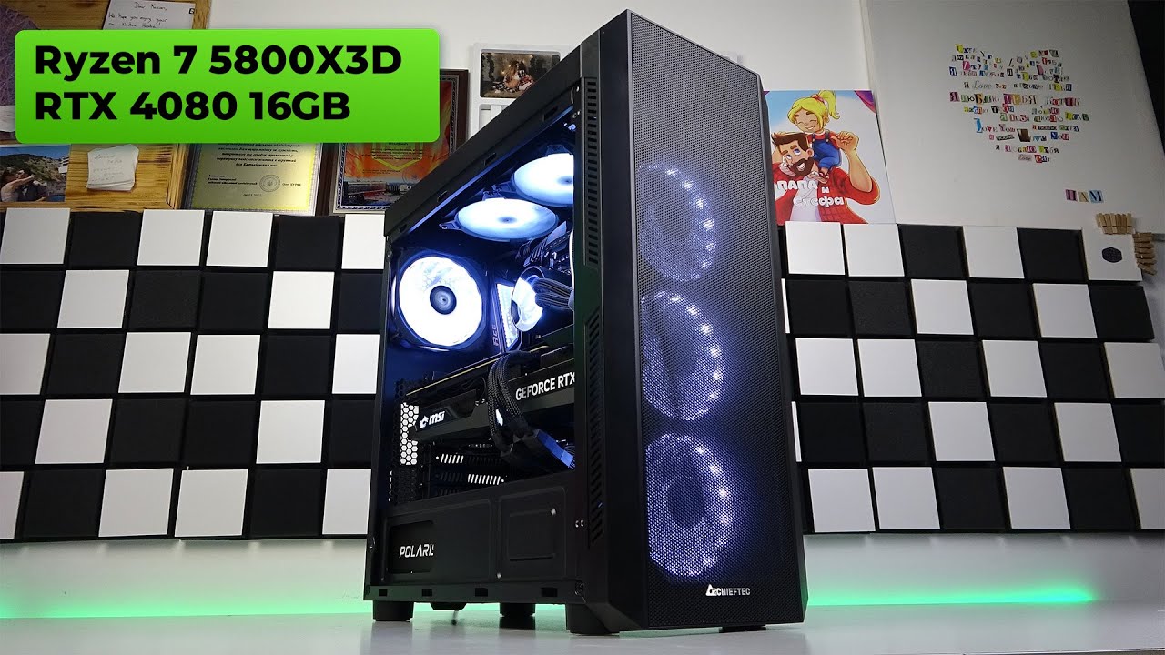 AMD Ryzen 7 5800X3D + RTX 4080 👽 Most Powerful AM4 Gaming PC + Test ...