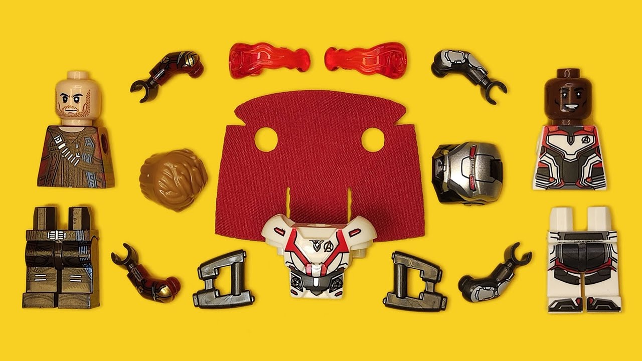 LEGO Star-Lord & War Machine (Time Travel Suit) | Avengers Endgame ...