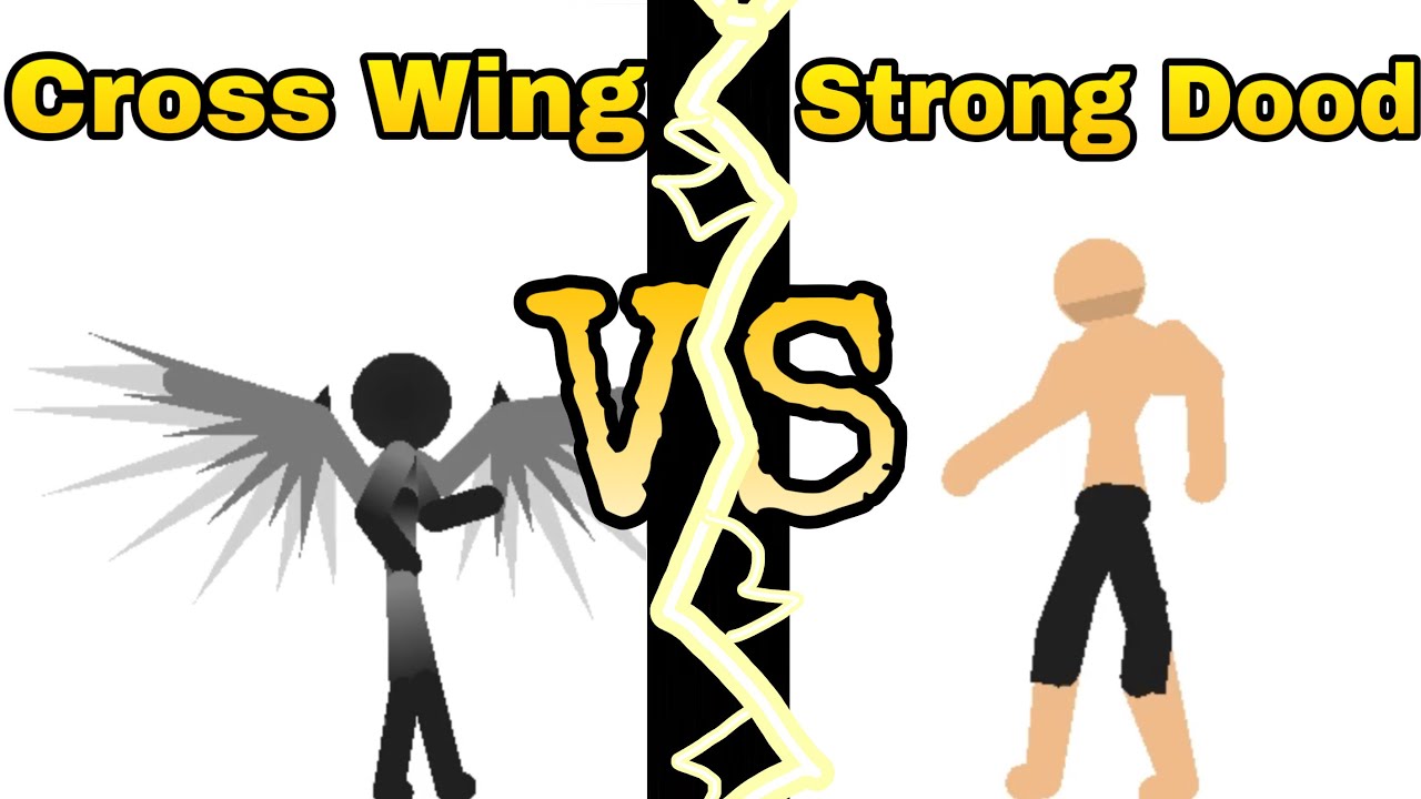 Cross Wing VS Strong Dood | Stick Nodes Animation - YouTube
