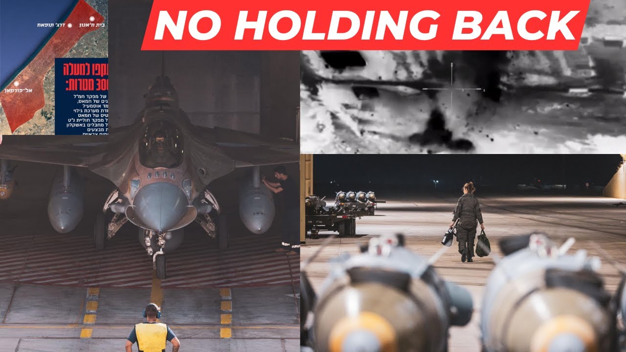 There is no holding back by the IDF in the Gaza bombings. FIGHTER pilot ...