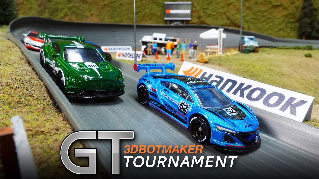 GT Diecast Car Tournament (Race 2 of 3) Scale Model Racing - YouTube