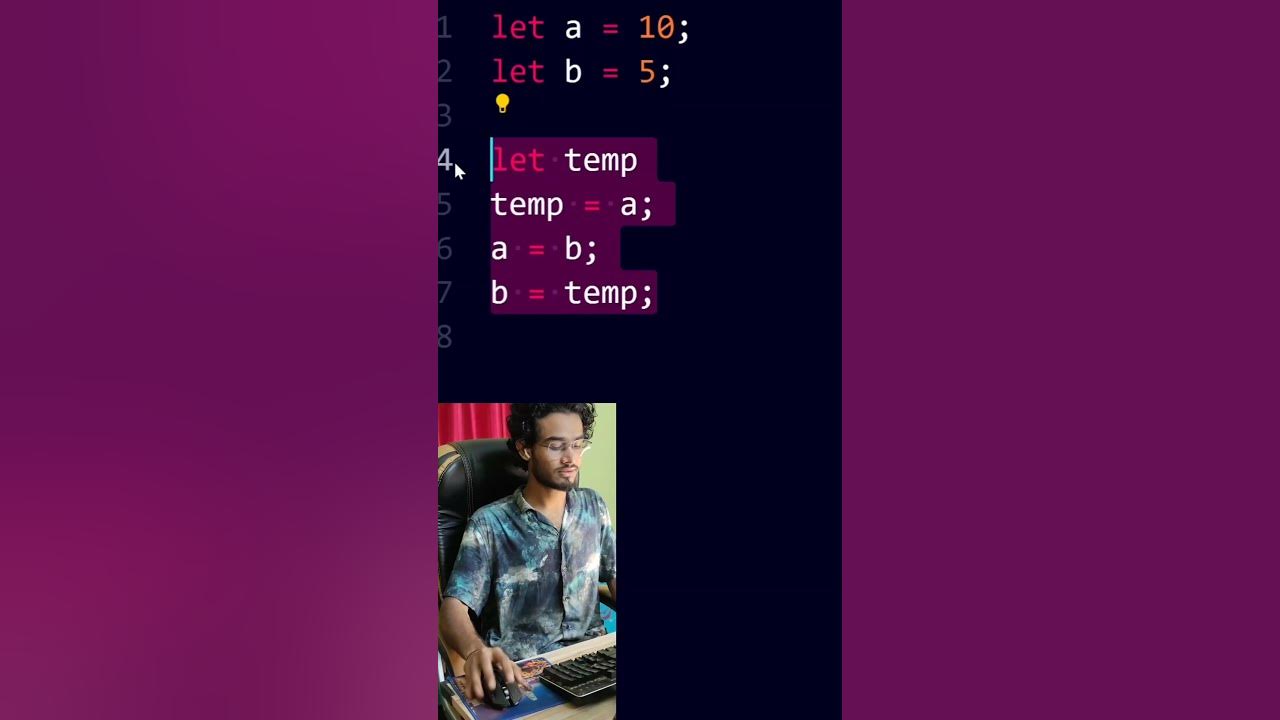 Swapping Values Codinglife Codingtutorial Codingtips Onelinecode Developerlife Tricks
