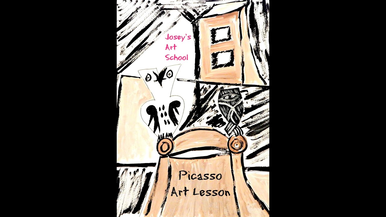 Joseys Art School Episode #91 Picasso Art Lesson Picasso Owls Kids Art ...