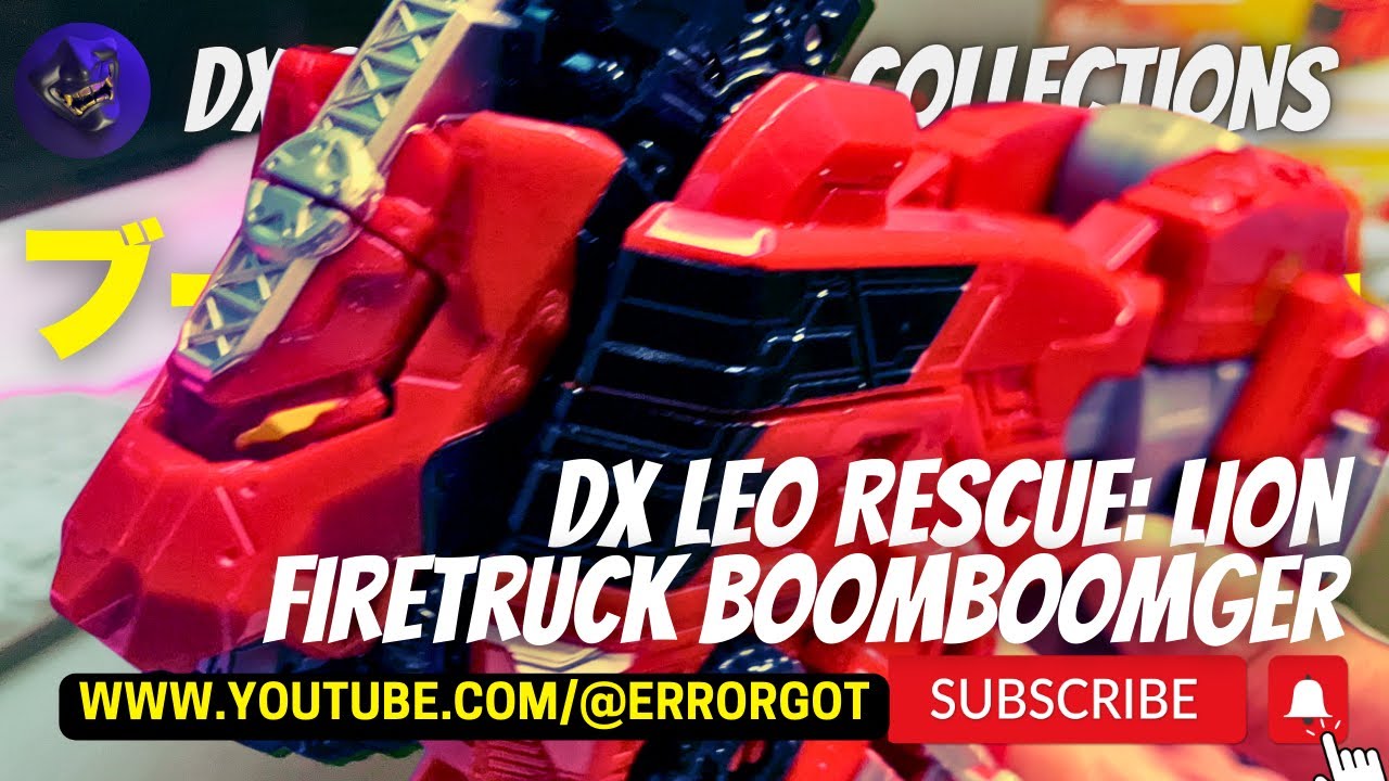 DX Boomboom Leo Rescue : Super Sentai Series Boom Boomger Robo - YouTube