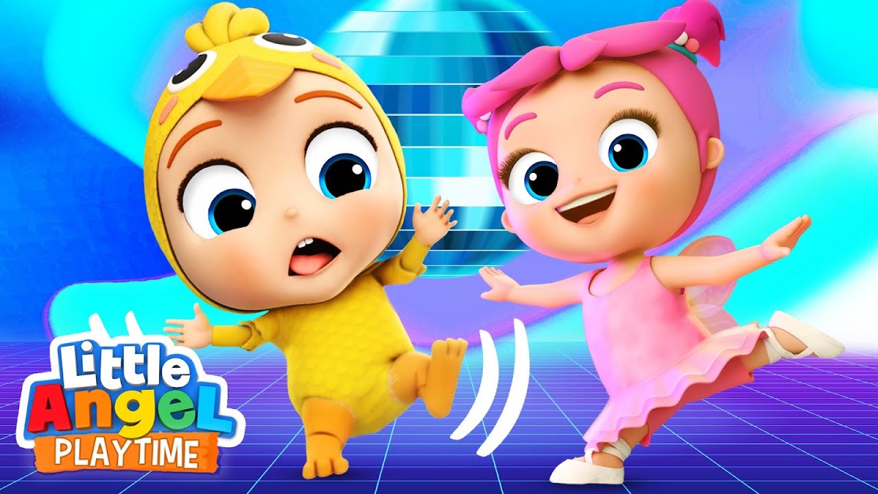 Shake Shake Your Body | Fun Sing Along Songs by Little Angel Playtime ...