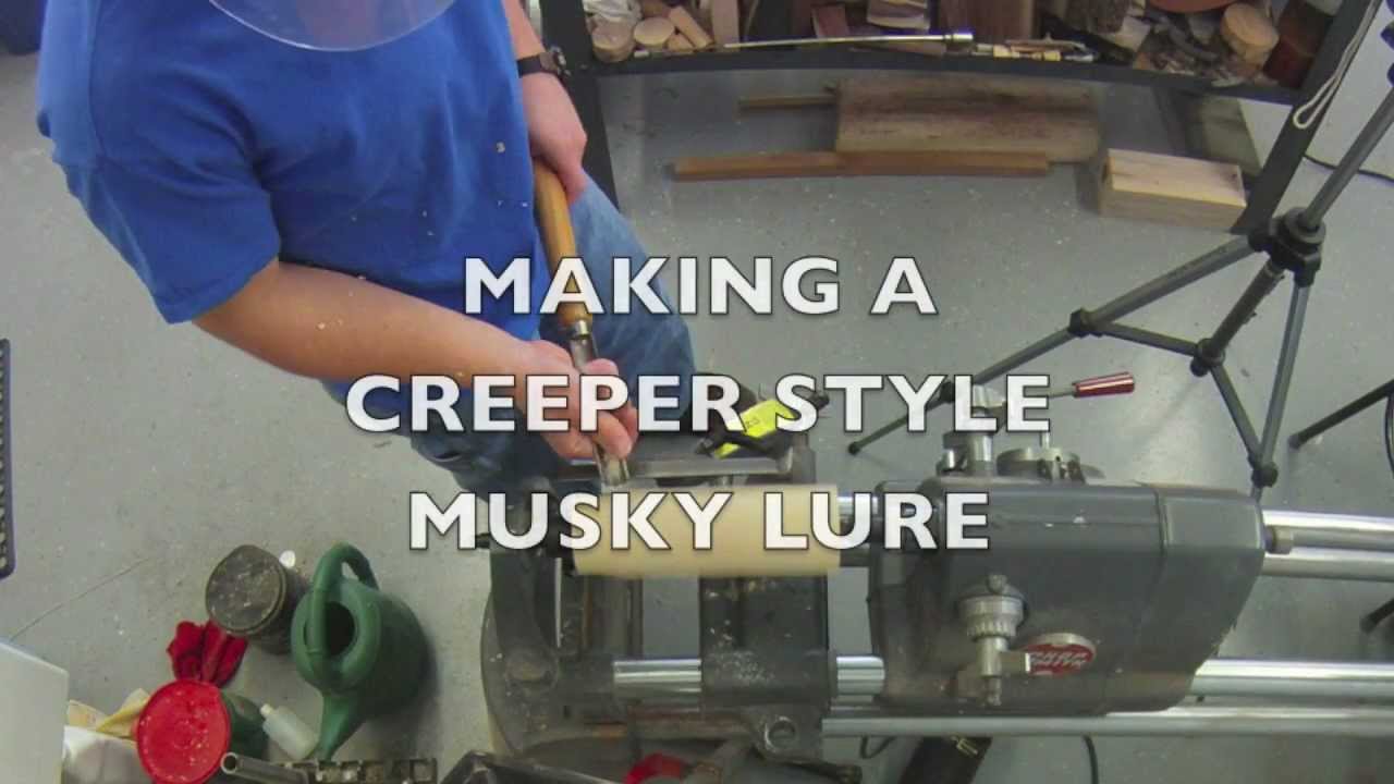 Making a Musky Lure short - YouTube