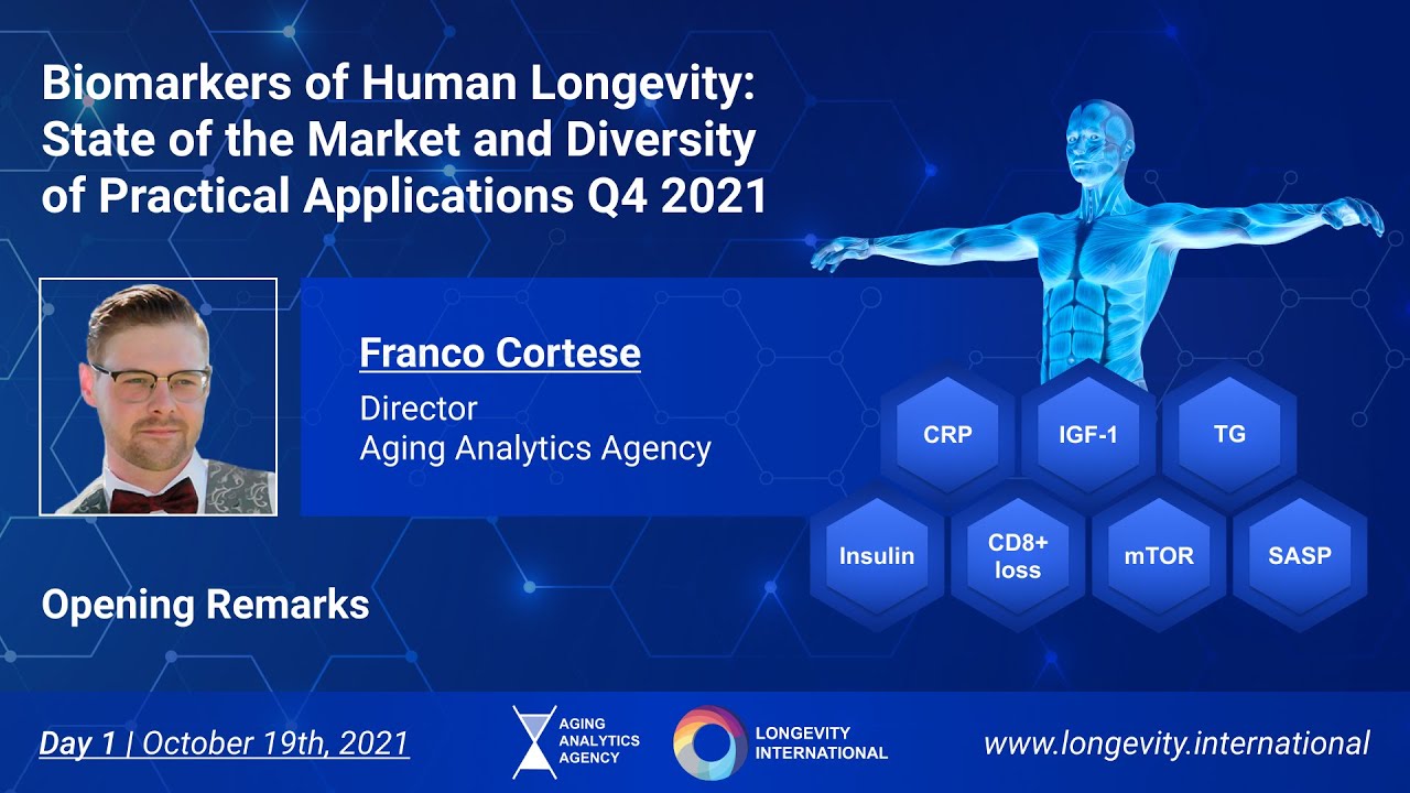 Biomarkers of Human Longevity Q4/2021 - Day 1- Opening Remarks - YouTube