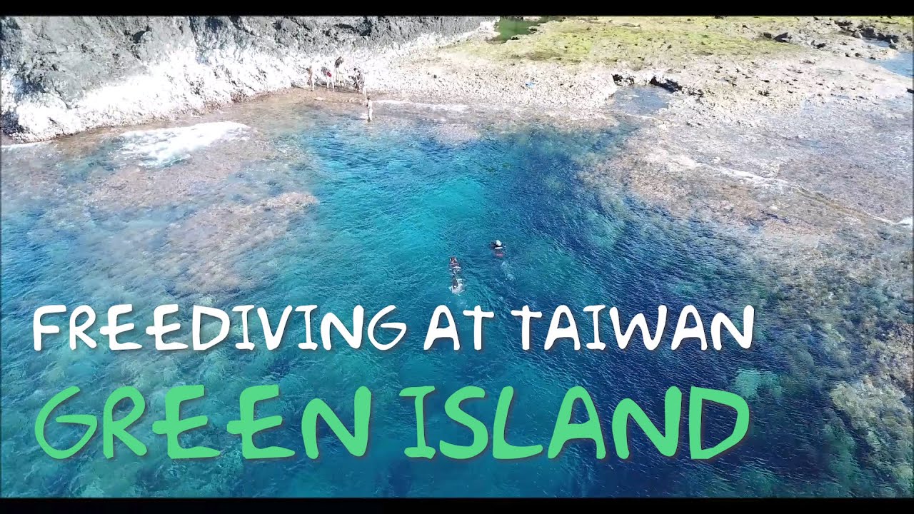 대만 녹도 프리다이빙 투어_Freediving at green island in Taiwan - YouTube