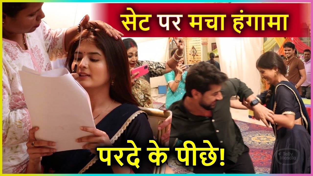 Gehna Ke Set Par Baja Dhol, Parde Ke Piche Ki Non-Stop Masti | Unseen Moments - YouTube