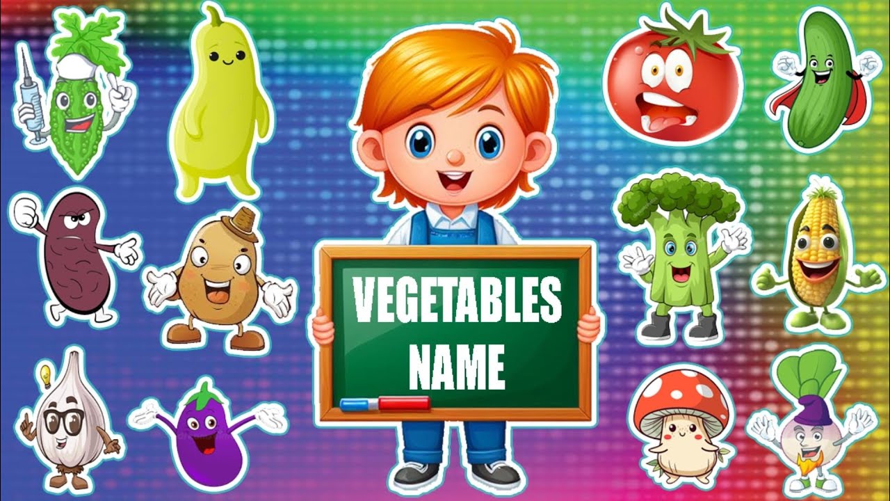 Learn Vegetable Names for Kids | Fun & Educational Video for Toddlers ...