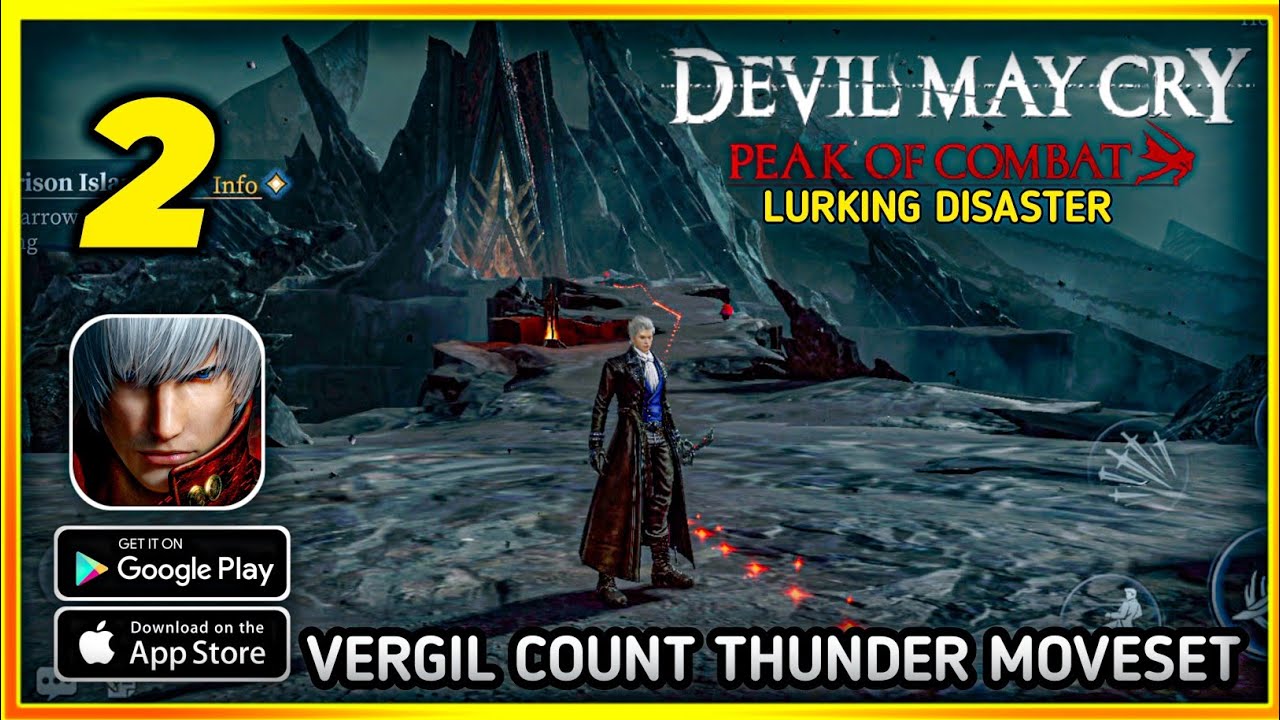 Devil May Cry: Peak Of Combat | Vergil Count Thunder | Moveset Showcase Gameplay - YouTube