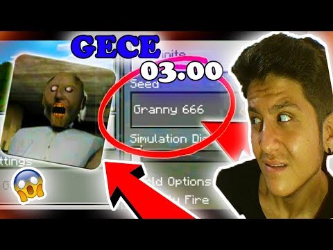 GECE 3'te MİNECRAFT 1.14 GRANNY 666 SEED OYUNA GİRMEYİN !