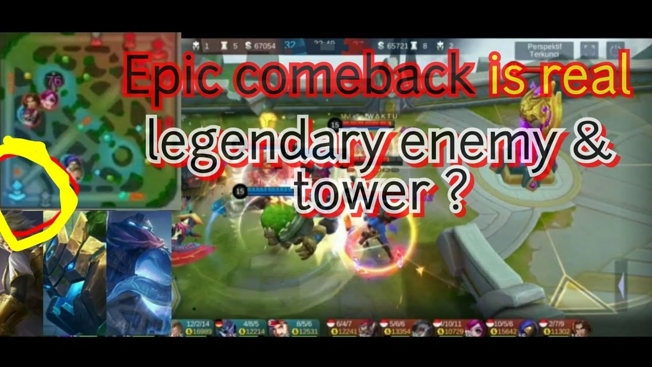 Epic Comeback is real || mobile legend | my record - YouTube