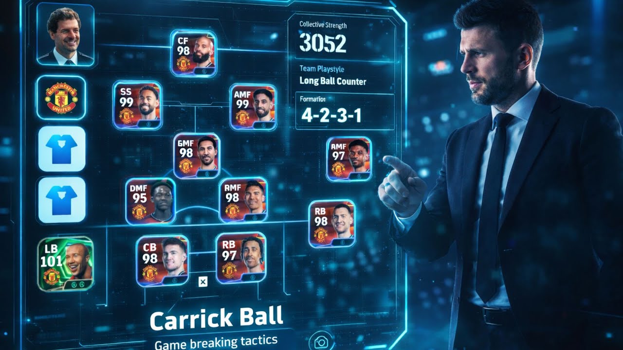 Carrick Ball Explained & Recreated in eFootball (Game-Breaking)| # ...